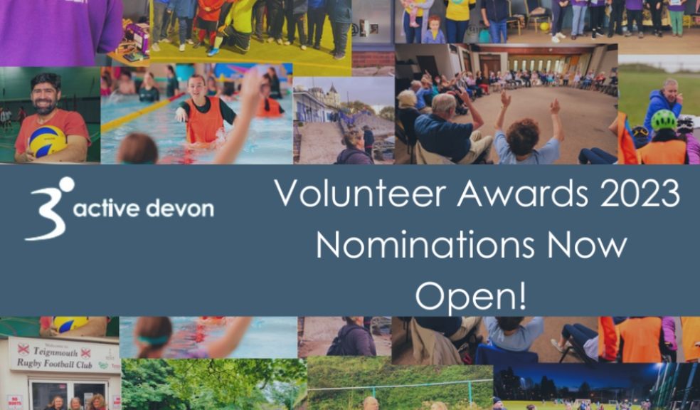 Active Devon Volunteer Awards 2023 return for a second year | The Exeter Daily